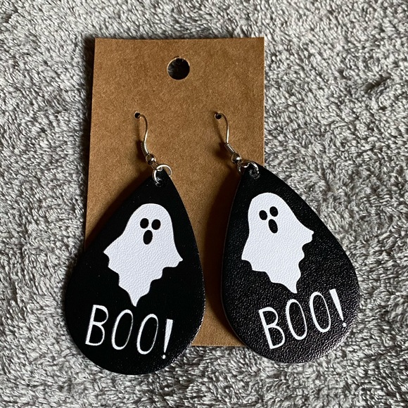 Jewelry | Halloween Ghost Boo Tear Drop Earrings | Poshmark